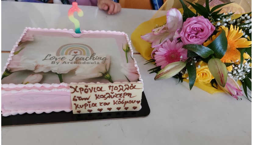 Πάρτι γενεθλίων από τους μαθητές μου! - Love Teaching